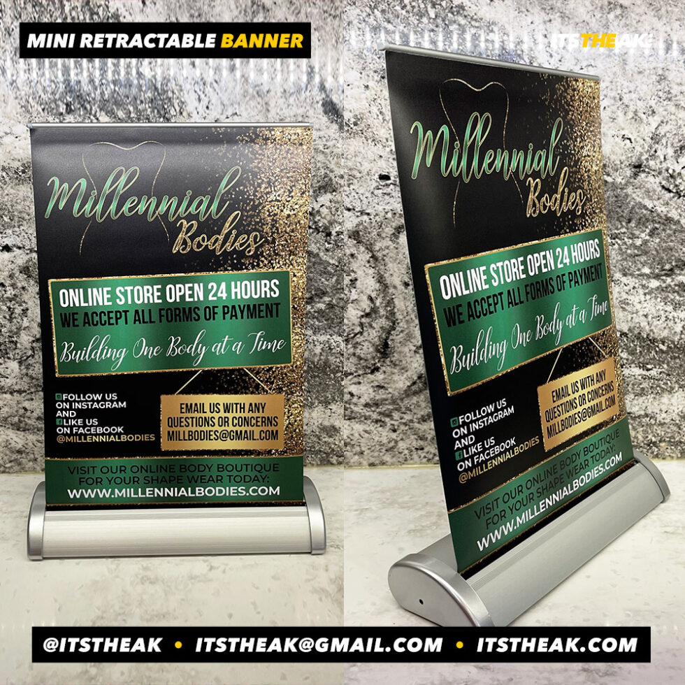 Custom Retractable Banner Design & Printing | Portable Banners