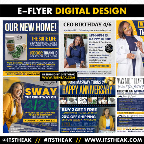 Custom Flyer Design • Social Media E-Flyer Design • Flyers