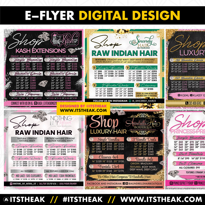 Social Media E-Flyer Design // Customized by ITSTHEAK