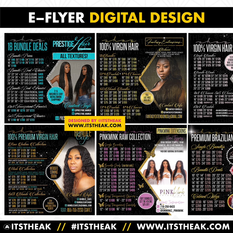 Social Media E-Flyer Design // Customized by ITSTHEAK
