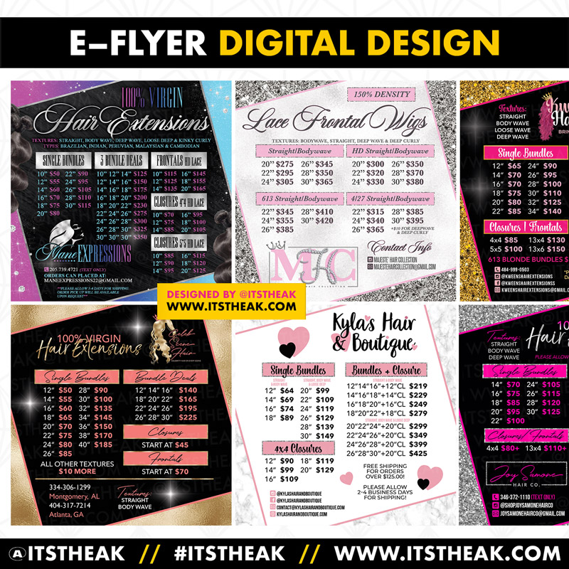 Social Media E-Flyer Design // Customized by ITSTHEAK