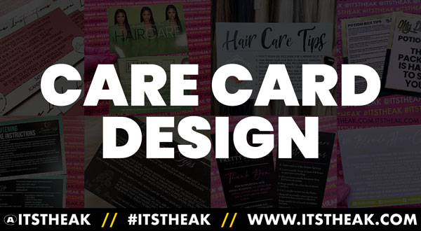 Custom Instruction Card Design • Personalized Care Cards