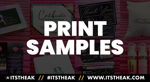 Print Samples // ITSTHEAK