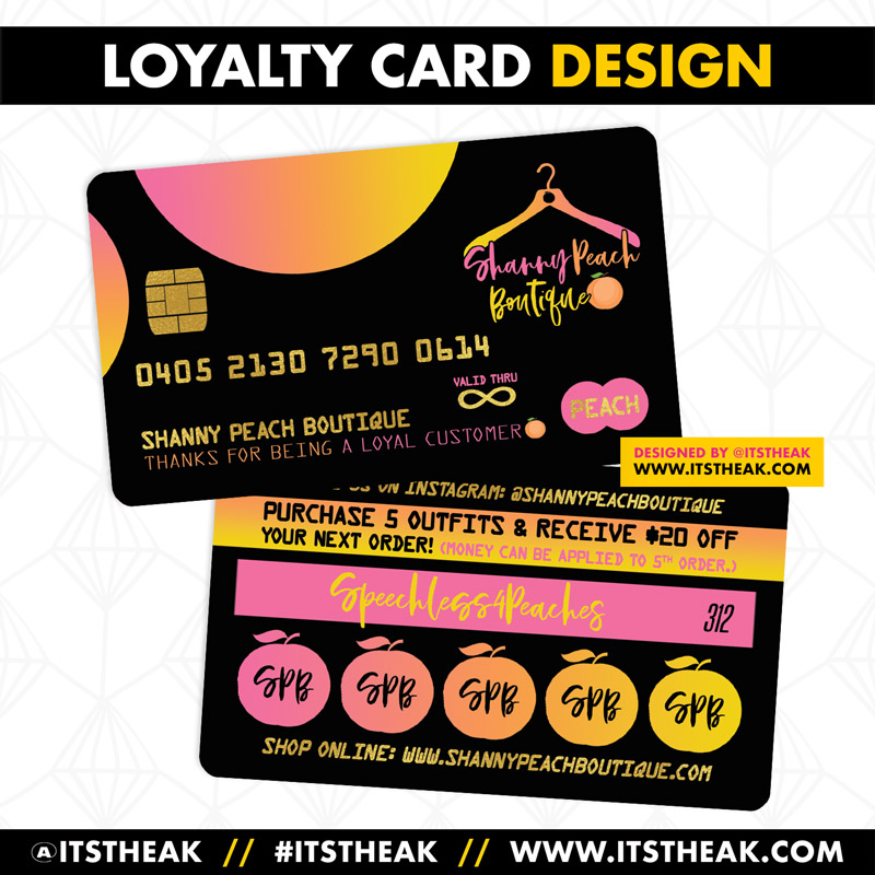 Loyalty Card Design Options – Custom Loyalty Cards