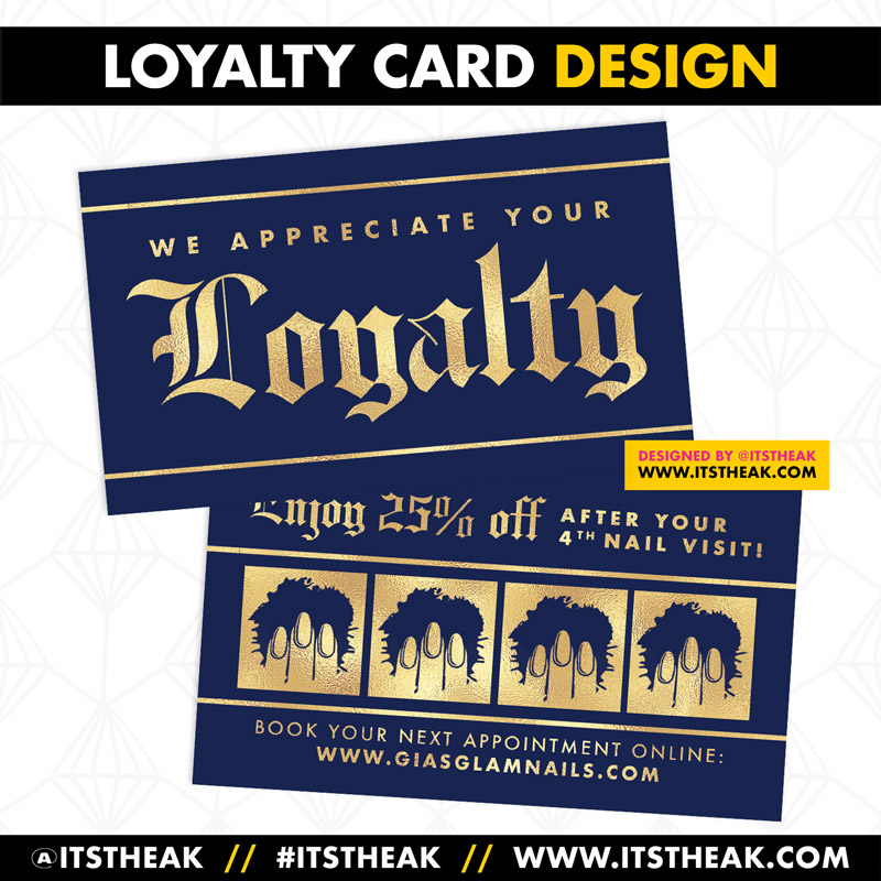 Loyalty Card Design Options – Custom Loyalty Cards